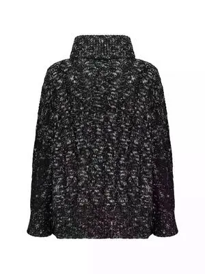 Herno Cable-knit Turtleneck Sweater
