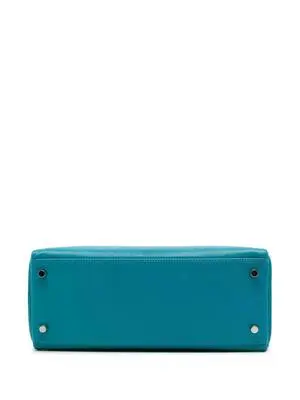 Hermès 2004 Chevre Mysore Kelly Ii Retourne 28 Satchel - Blue