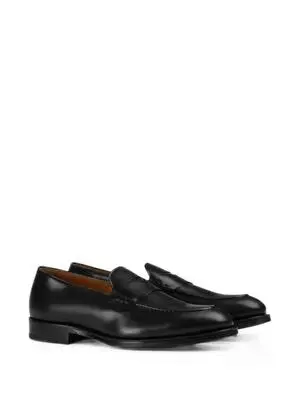 DOUCAL'S Almond-toe Penny Loafers