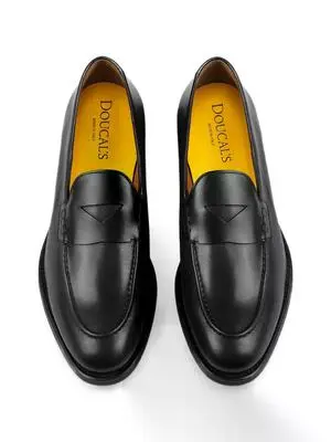 DOUCAL'S Almond-toe Penny Loafers