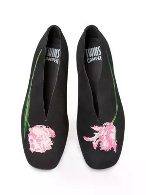 Camper Casi Myra Floral Print Ballet Flats