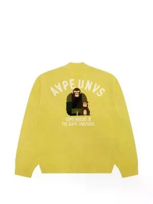 AAPE BY *A BATHING APE Aaper V-neck Cardigan - Yellow