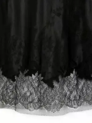 Carine Gilson Lace-trimmed Silk Nightdress