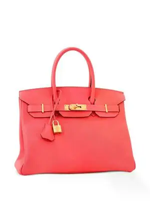 Hermès Birkin Handbag, Epsom Leather, Gold Hardware - Red