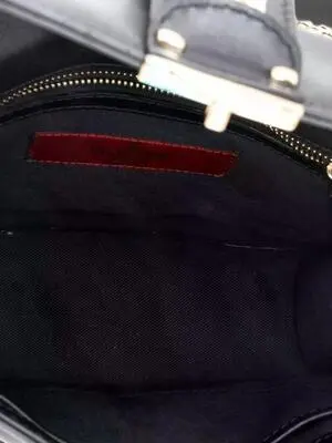Valentino Garavani Glam Lock Leather Small Shoulder Bag