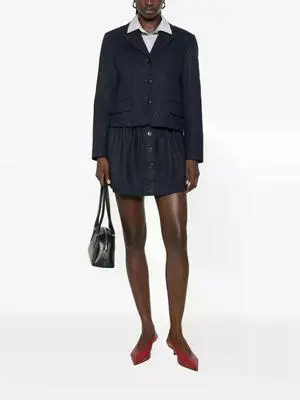 Maje Pinstriped Sequin-embellished Blazer