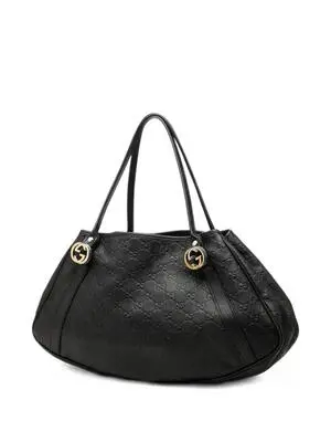 Gucci Embossed Leather Shoulder Bag