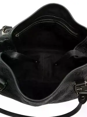 Gucci Embossed Leather Shoulder Bag