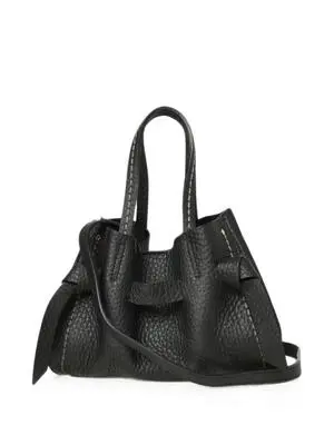 VISONA` Small Vittorina Leather Tote Bag