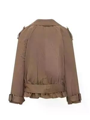 Ba&sh Double-breasted Belted Jacket