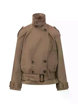 Ba&sh Double-breasted Belted Jacket