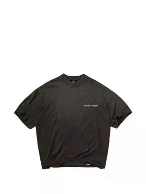 REPRESENT Logo-print Cotton T-shirt - Grey