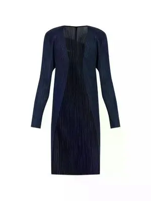 Issey Miyake Navy Pleated Jacket