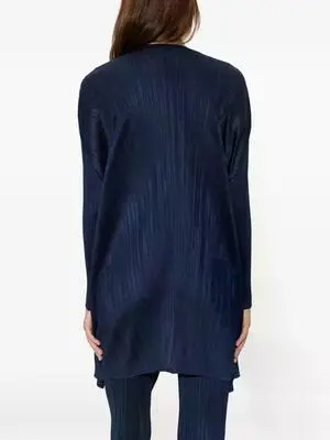 Issey Miyake Navy Pleated Jacket