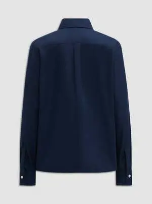 CALLAS MILANO Arletty Embroidered Cotton Poplin Shirt