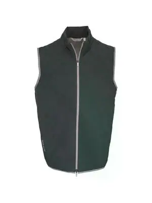 Peter Millar Zip-up Gilet - Green
