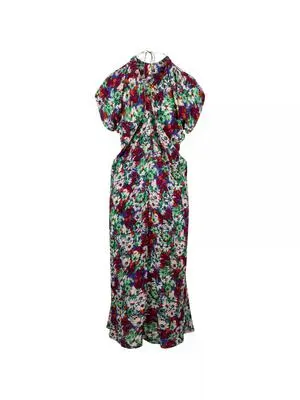 Marni Floral-print Silk Midi Dress