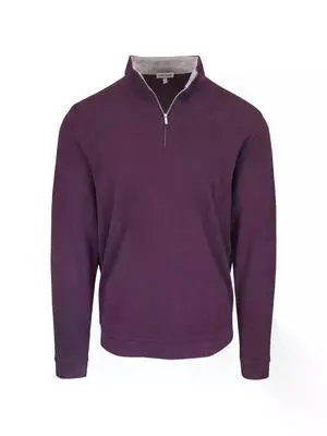 Peter Millar Quarter-zip Sweater - Purple