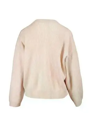 Brunello Cucinelli Ribbed Knit Crew Neck Sweater