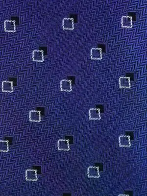 Brioni Geometric-pattern Silk Tie