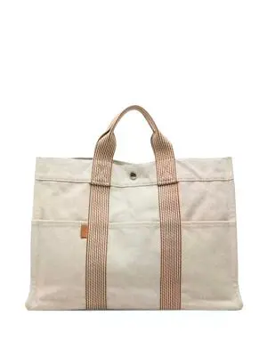 Hermès 20th Century Canvas Fourre Tout Mm Tote Bag - Neutrals