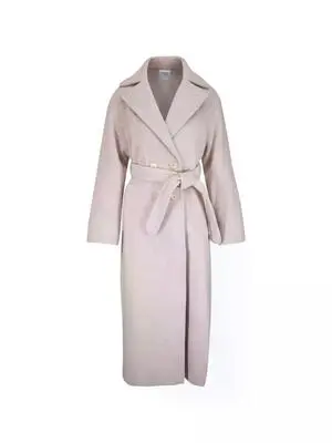 Akris Double-breasted Belted Coat