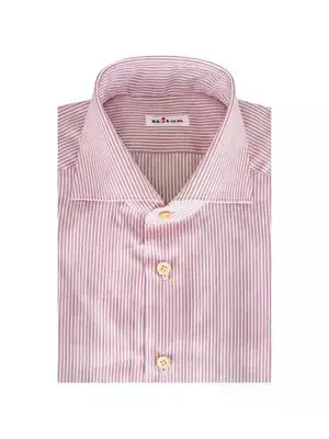 Kiton Vertical-stripe Shirt - Red