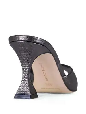 Manolo Blahnik Jadarona Leather Mules