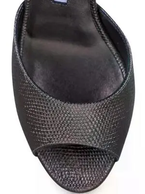 Manolo Blahnik Jadarona Leather Mules