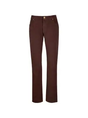Jacob Cohen Straight-leg Corduroy Trousers - Brown