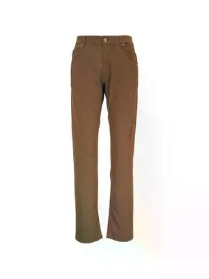 PT TORINO Straight-leg Five-pocket Trousers - Brown