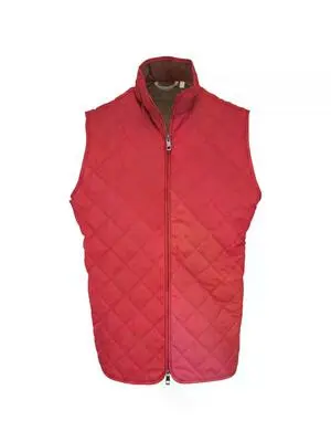 Peter Millar Quilted High-neck Gilet - Red