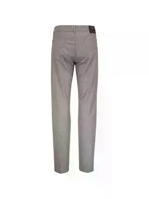 Marco Pescarolo Flannel Trousers - Grey
