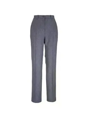 Michael Kors Samantha Stretch Wool Pants - Grey
