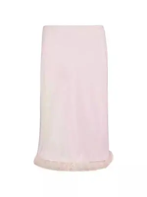 Dorothee Schumacher Feather-trim Midi Skirt