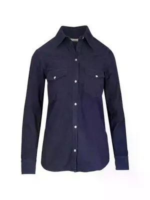 NILI LOTAN Travis Press-stud Shirt