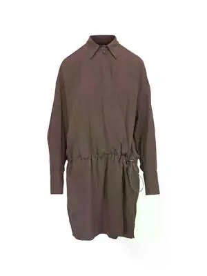 Brunello Cucinelli Wool Mini Shirt Dress
