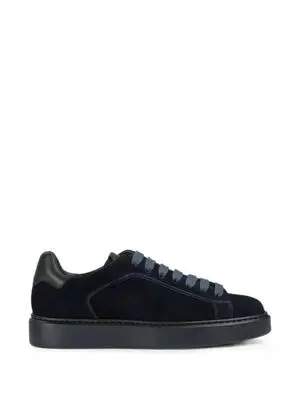 DOUCAL'S Low Top Suede Sneakers - Blue