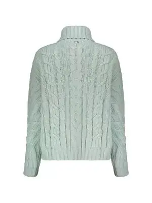 Herno Cable-knit Roll-neck Sweater