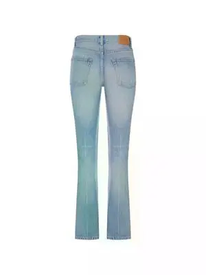Saint Laurent Mid-rise Straight Leg Jeans