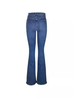 Veronica Beard Beverly Mid-rise Flared-leg Jeans - Blue