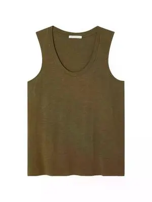 American Vintage Jacksonville Slub-jersey Tank Top - Green