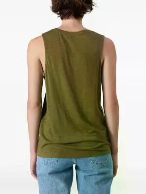 American Vintage Jacksonville Slub-jersey Tank Top - Green