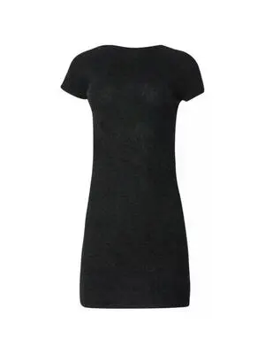 Christopher Esber Rae Pullover Cashmere Mini Dress - Black