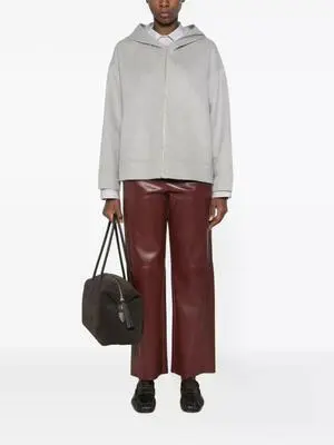 Max Mara Hooded Zip-up Jacket