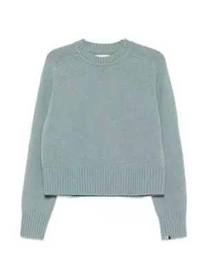 Extreme Cashmere Ribbed-knit Crew-neck Sweater