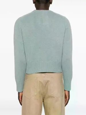 Extreme Cashmere Ribbed-knit Crew-neck Sweater
