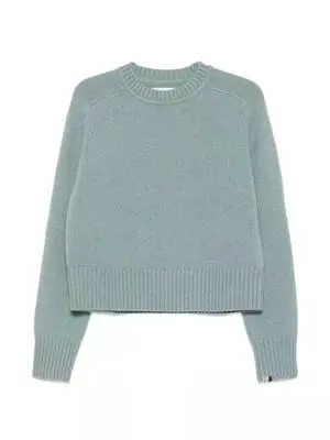 Extreme Cashmere Ribbed-knit Crew-neck Sweater