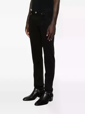 PT TORINO Logo Patch Jeans - Black