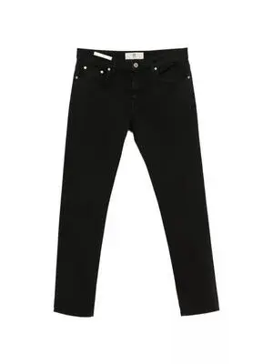 PT TORINO Logo Patch Jeans - Black